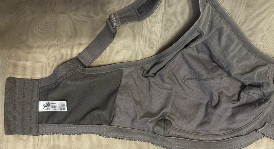 ABC Signature #511 Post Surgical Surgery New Mastectomy Bra 42DD Gray ...