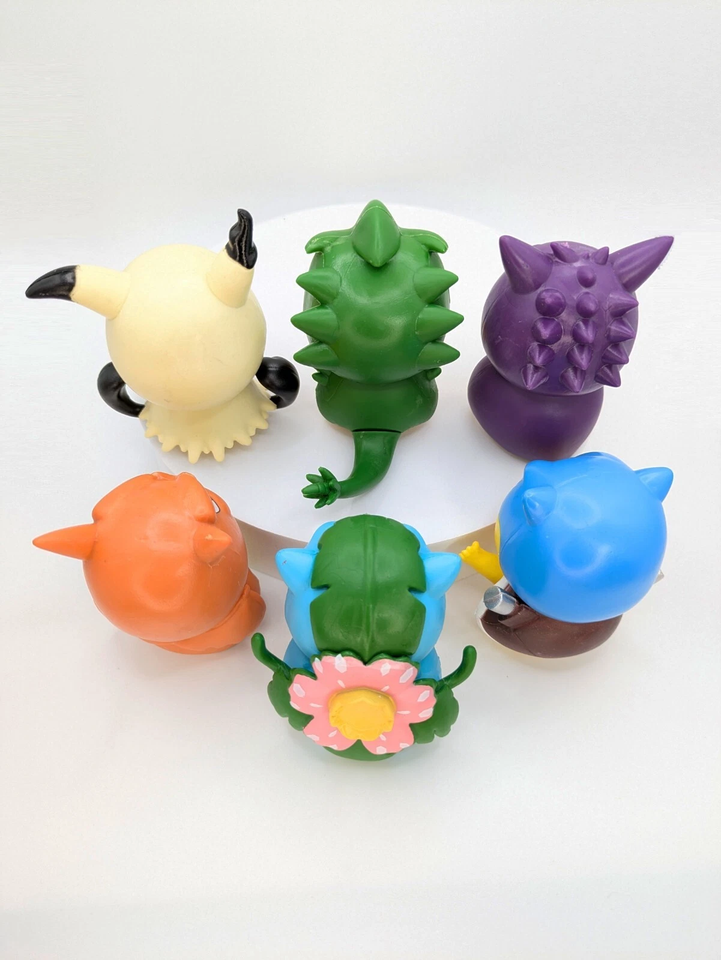 Pikachu Cosplay Figures - Set of 6 Pokemon Pikachu Cosplay Figurines ...