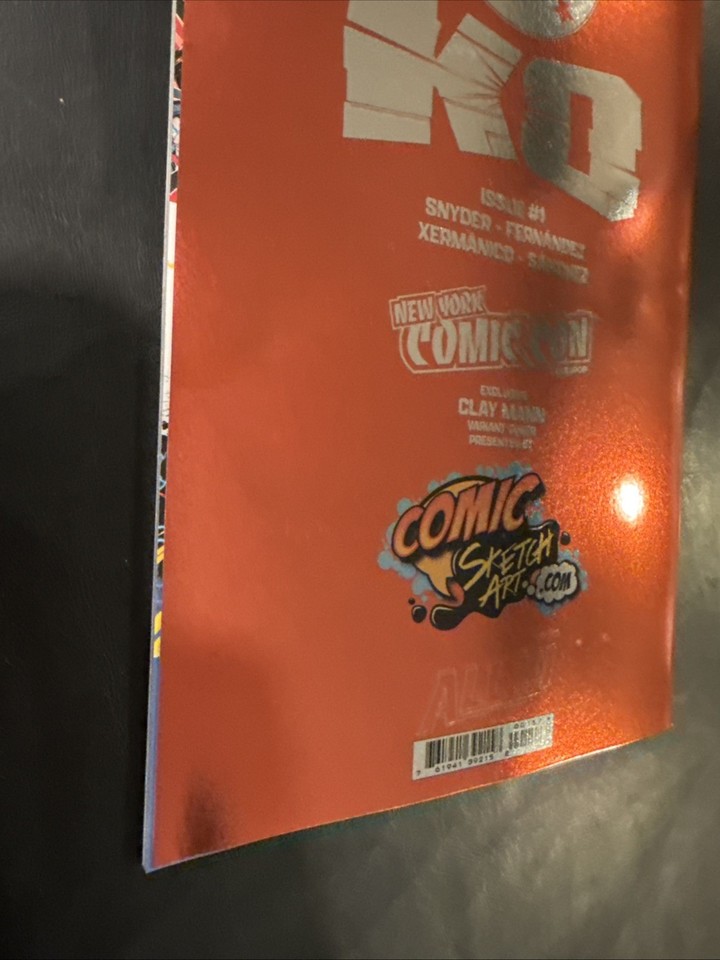 D.C. KO #1 - Clay Mann NYCC FOIL EDITION 3X SIGNED Mann/Fernandez ...