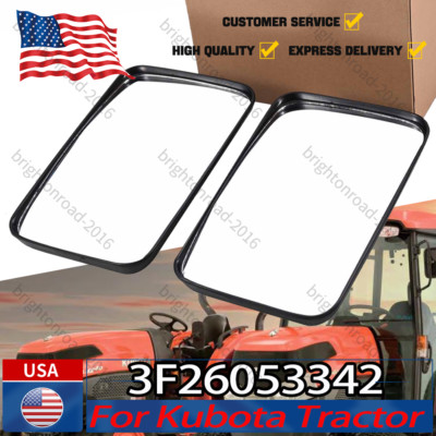 2Pcs Rear View Mirror for Kubota L4240 L4330 L5030 L5240 M110XDC ...
