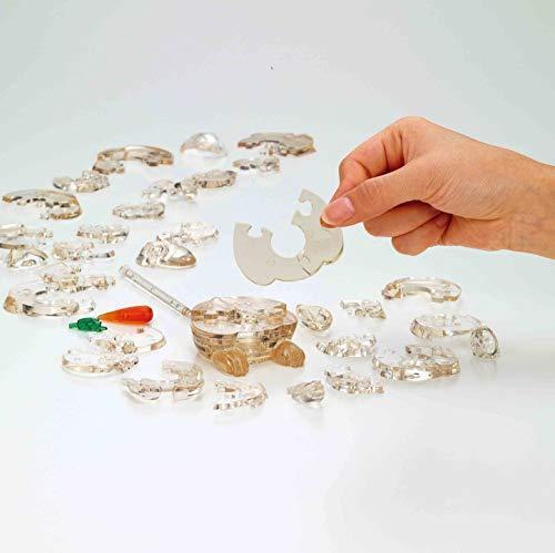 Beverly 3D Crystal Puzzle Rabbit Brown 43 Piece 50234 Japan Import | eBay