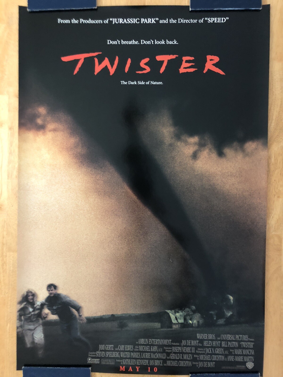 TWISTER (1996) Original Authentic Rolled DS Theatrical Movie Poster ...