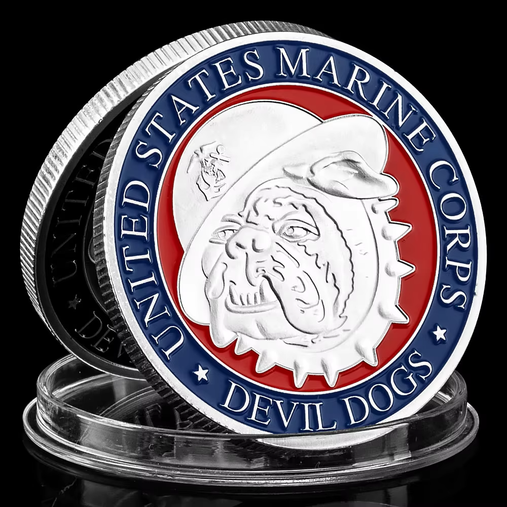 Logo Der Devil Dogs Marines 1st Bn 5th Marines Patch Devil Dog Depot