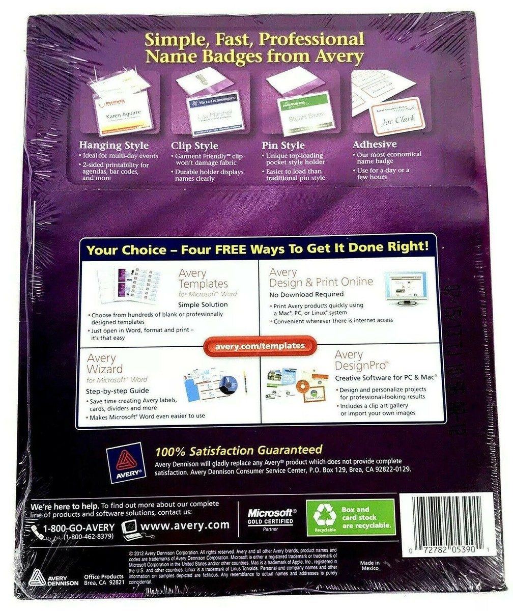 Avery Perforated Bookmarks