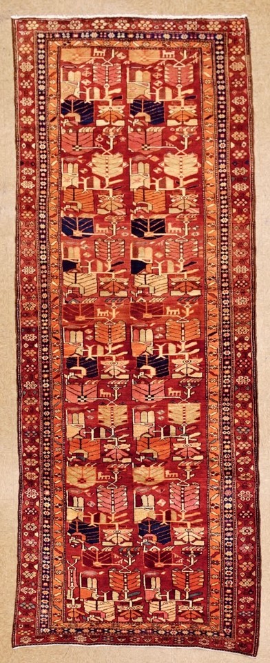 Hand Knotted Meskin Rug 13.6x4.9 ft #13.6x4.9 ft | eBay