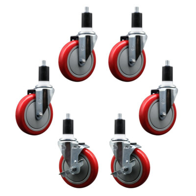 Regency 600CASTER6 5 Inch Replacement Caster Set with Brakes – Service ...