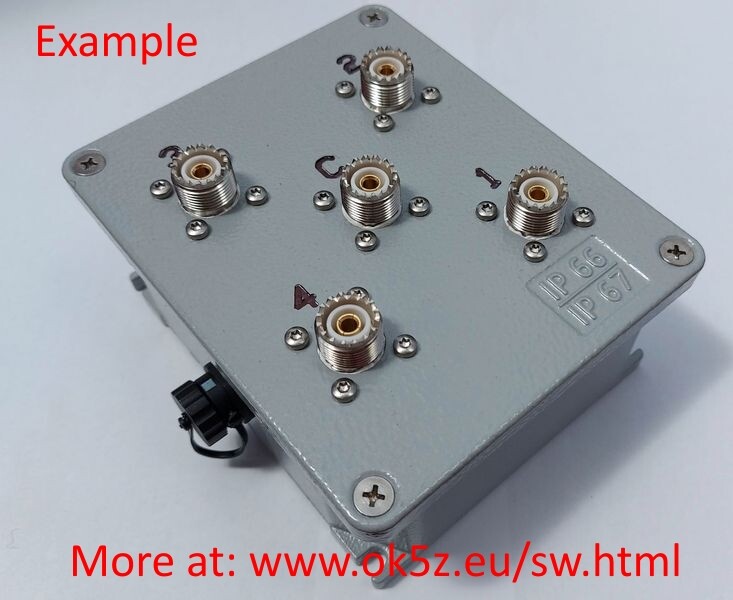 KIT 4:1 remote antenna switch DIY cheap SO-239 KIT | eBay