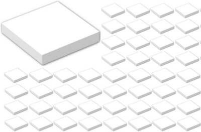 ☀️50x NEW LEGO WHITE 2x2 Flat Tiles #3068 Snow Ice Building parts ...