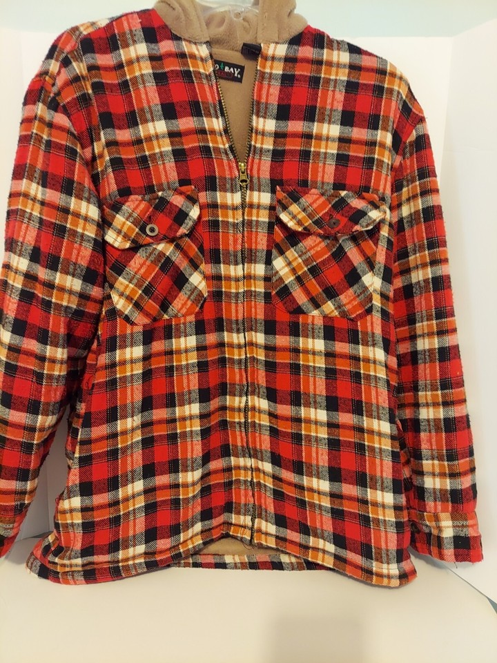 Marino Bay Natural Flannel Lined Shirt Size M | eBay
