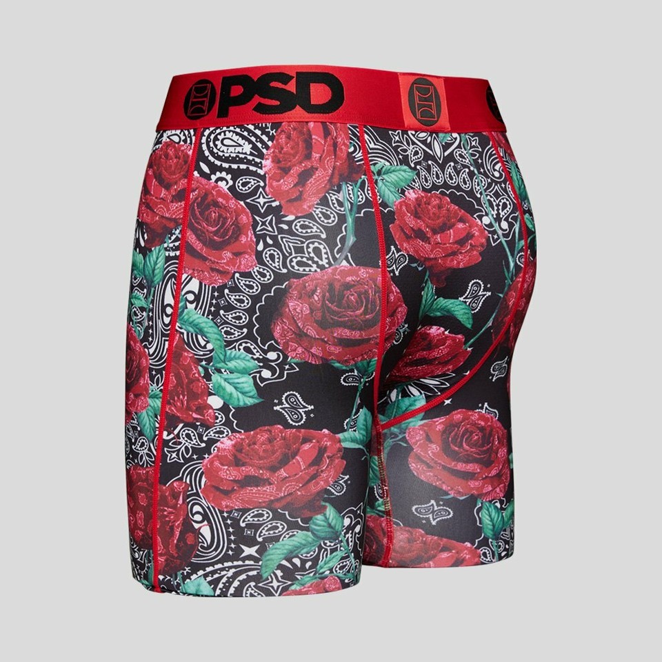 PSD Bandana Rosas Occidental Floral Boxers Slips Hombre Atlético Ropa ...
