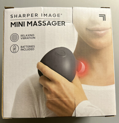 Sharper Image Mini Massager - Relaxing Vibration, Batteries Included ...