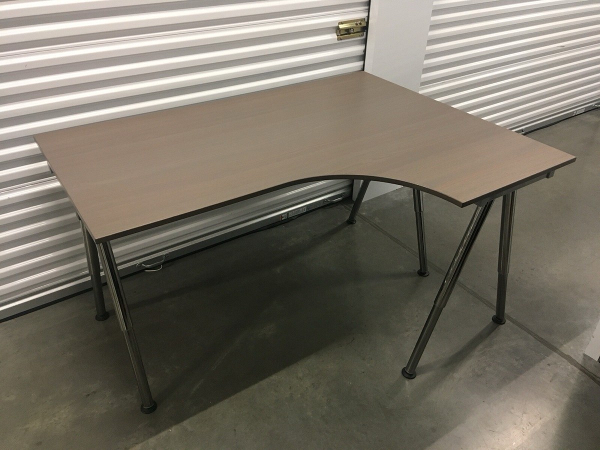 Ikea Galant Corner Desk With Monitor Stand In
