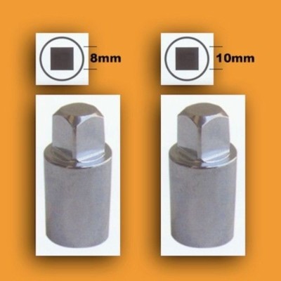8mm + 10mm Male Square Drain Fill Plug Socket Suzuki transmission John ...