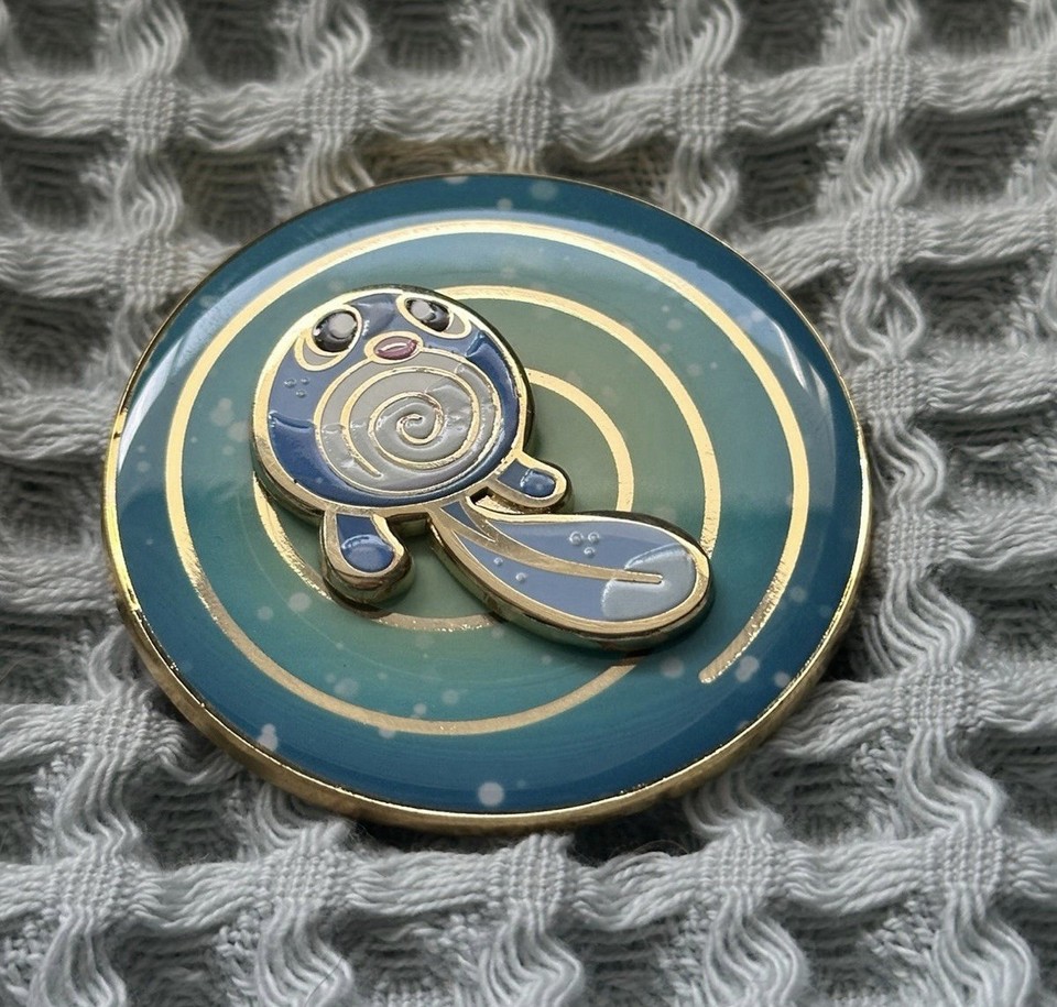 Poliwag frog tadpole pokemon cosmic spinner enamel fantasy pin | eBay
