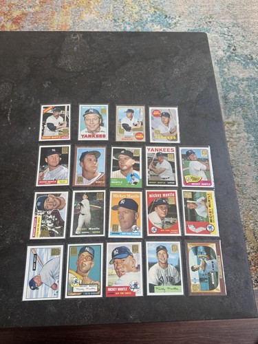 1996-1997 Topps Mickey Mantle Commemorative Complete Reprint Set #1-36 ...