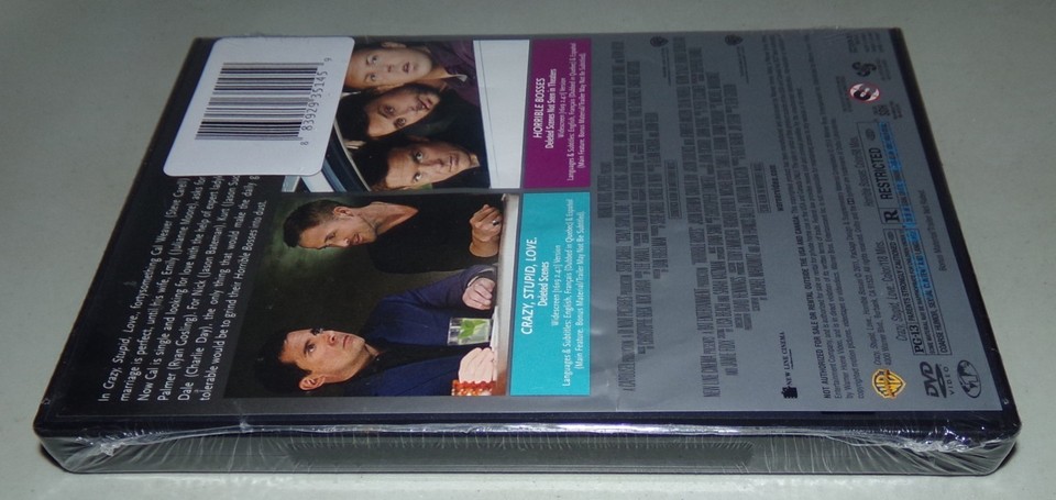 Crazy, Stupid, Love / Horrible Bosses (DVD, 2013) Double Feature Comedy ...