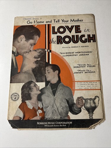 Sheet Music: Love in the Rough Charles F. Reisner | eBay
