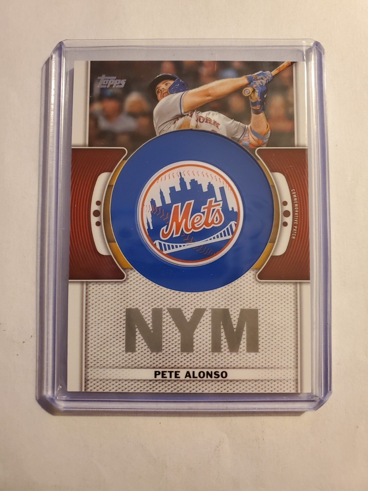 2023 Topps Series 1 - Team Logo Commemorative Patches Pete Alonso #TLP ...