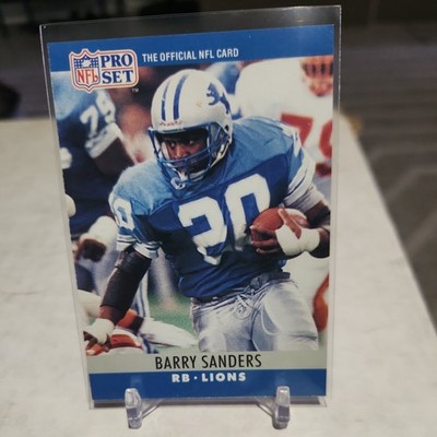 1990 Pro Set Barry Sanders card #102 Lions HOF | eBay