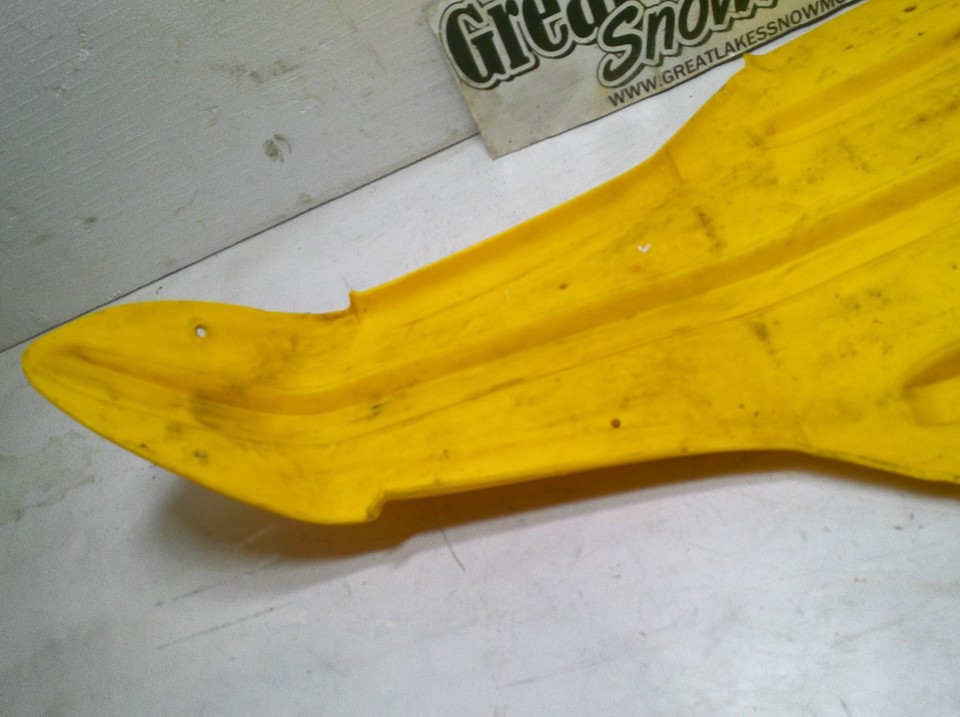 Yamaha FX Nytro Snowmobile Yellow Bellypan Skid Plate 1050 MTX XTX | eBay