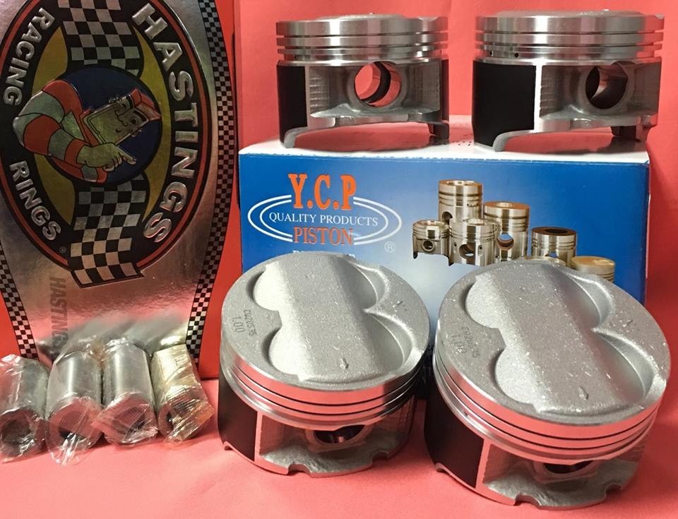 B20 85mm Oversize YCP High Comp Pistons and Rings Set B16 B18 For Honda ...