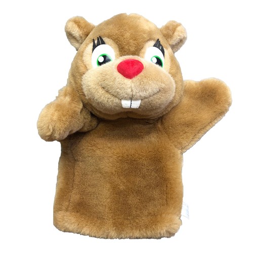 Vintage Emily the Beaver Plush Hand Puppet The Edmark Puppet Collection ...