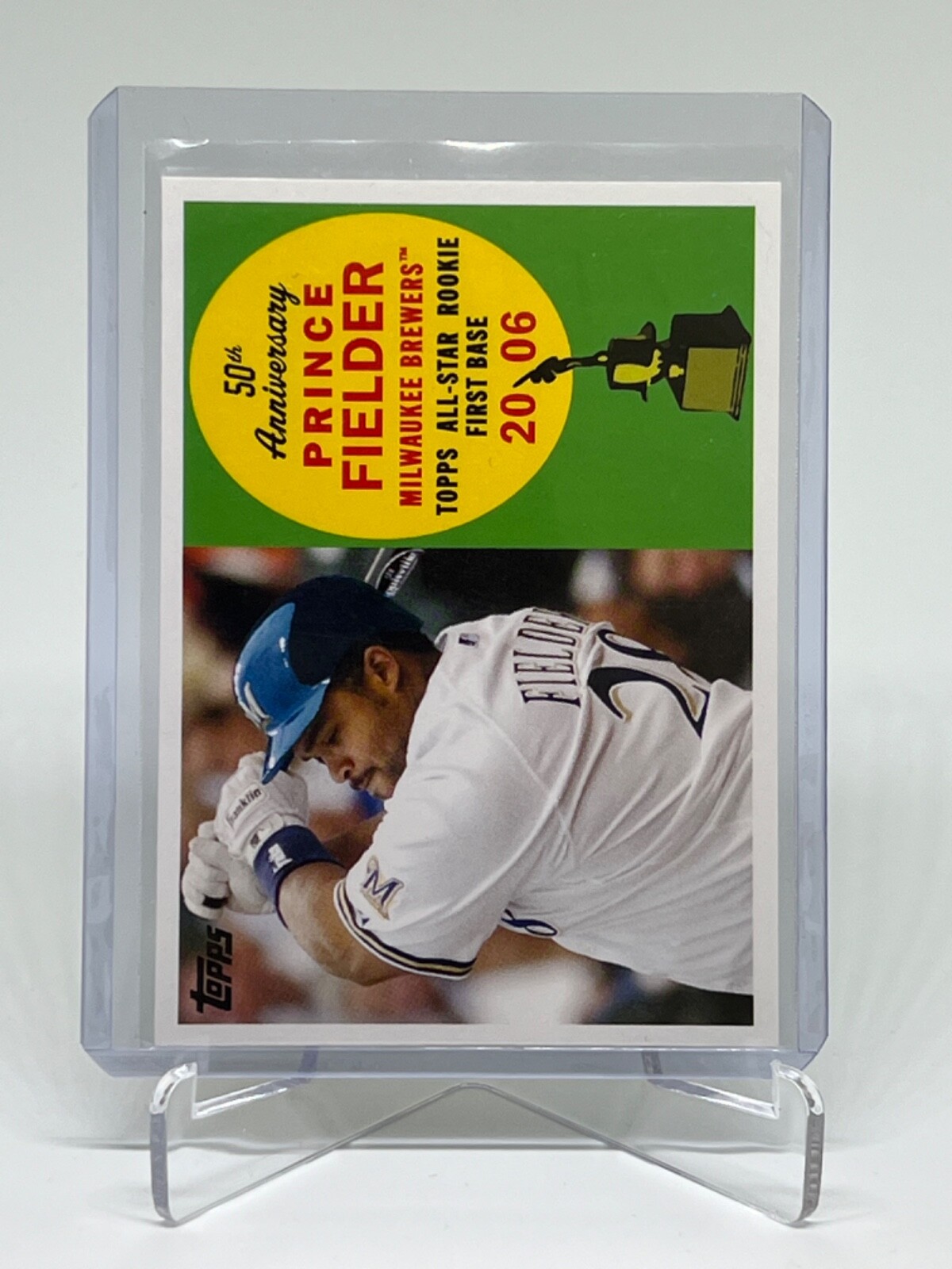 2008 Topps Prince Fielder #AR15 Anniversary All Rookie Team Milwaukee ...