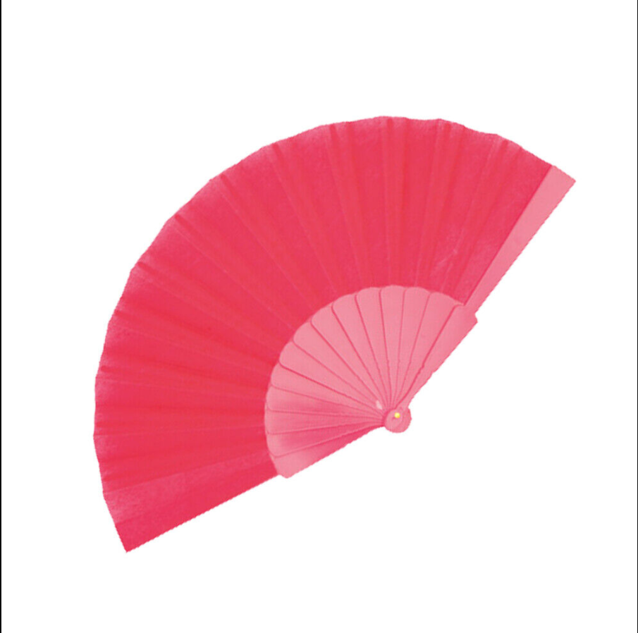 Folding Hand Held Fans Dances Fan Plastic Fan Wedding Party Prop Favour ...