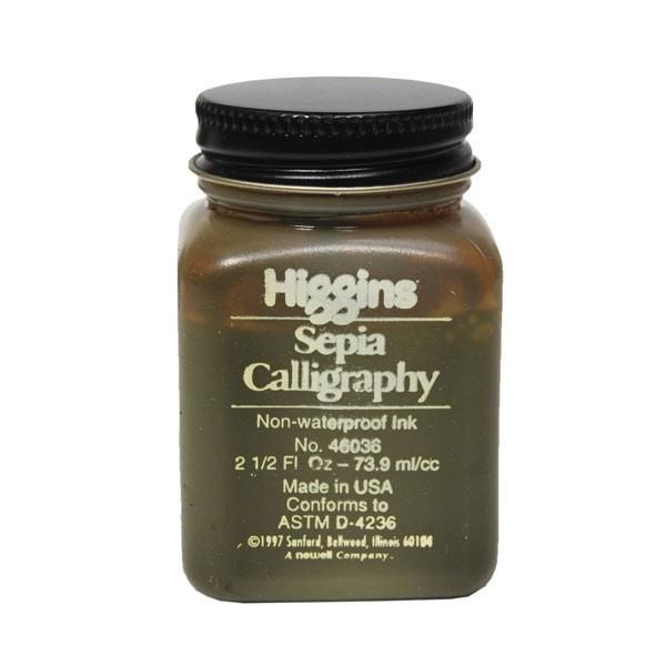 Higgins Sepia Calligraphy Ink 2.5 Ounce 46036 for sale online | eBay UK