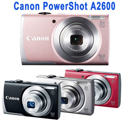 Canon PowerShot A2600 16.0 MP Digital Camera with 5x Optical Zoom 720p ...