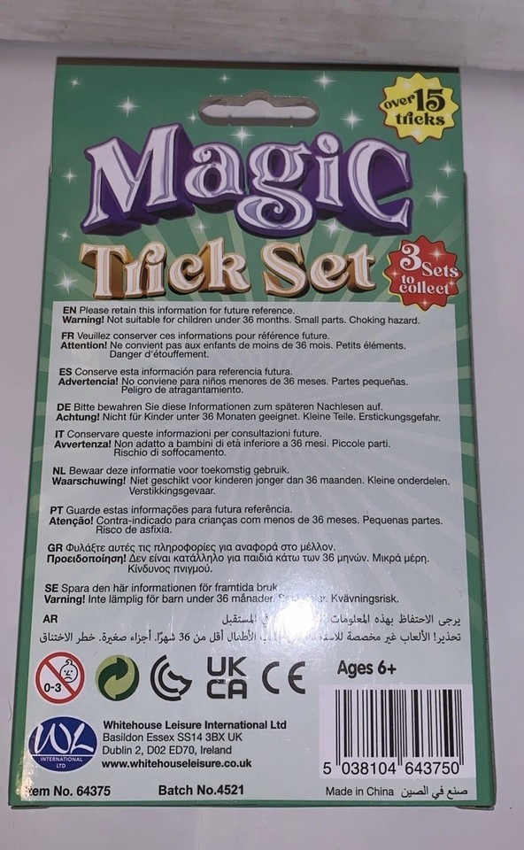 Brand New Magic Trick Set 6+ Over 15 Tricks Kids Magicians | eBay UK