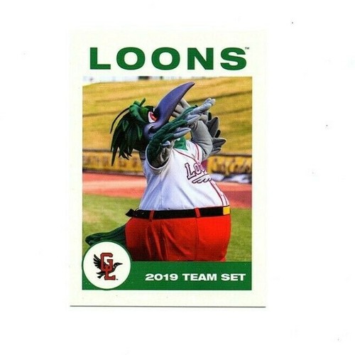 2019 Great Lakes Loons Mascot team set card | eBay