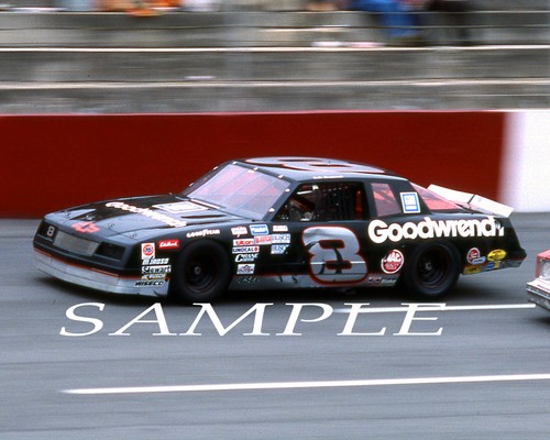 DALE EARNHARDT SR 1988 #8 GM GOODWRENCH GRAND NATIONAL CAR 8X10 GLOSSY ...