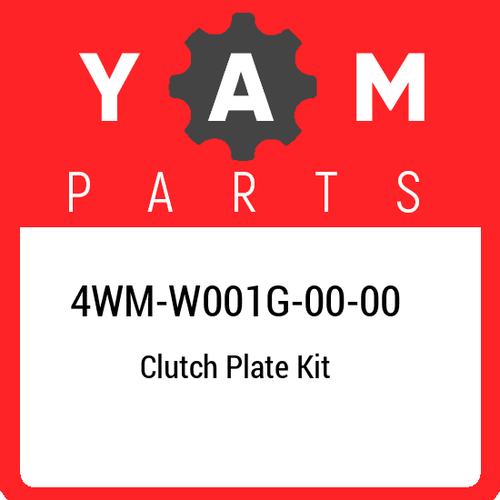 4WM-W001G-00-00 Yamaha Clutch plate kit 4WMW001G0000, New Genuine OEM ...