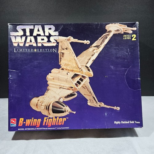 VTG 1995 AMT ERTL Star Wars B Wing Fighter Model Kit Limited Edition ...