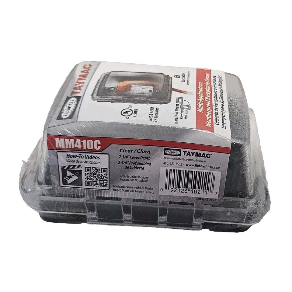 New TAYMAC MM410C Single Gang Horizontal/Vertical Mount Weatherproof ...