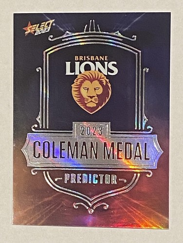 2023 AFL Footy Stars - Platinum Coleman Medal Predictor - 14/60 ...