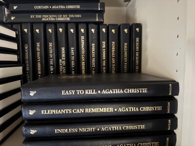 AGATHA CHRISTIE LEATHERETTE- PICK TITLES DROP DOWN | eBay