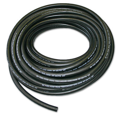 RUBBER REINFORCED FUEL HOSE ENGINE UNLEADED PETROL DIESEL OIL LINE FUEL ...