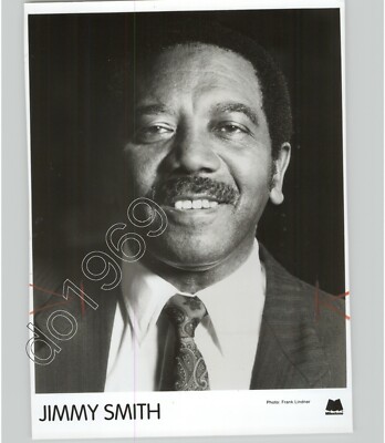 Headshot of Jazz Musician JIMMY SMITH. 1993 Music Press Photo by Frank ...