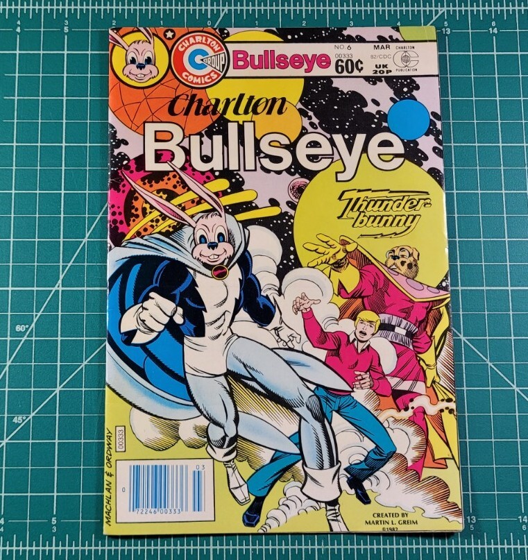 Charlton Bullseye #6 (1983) 1st App/Origin Thunderbunny Michael Mauser ...