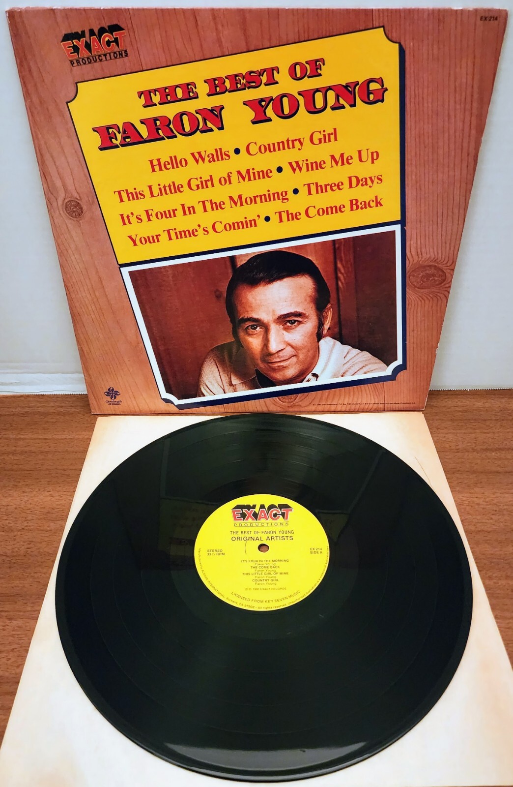 Faron Young (The Best Of) Vinyl LP Exact Productions EX 214 1980 ...