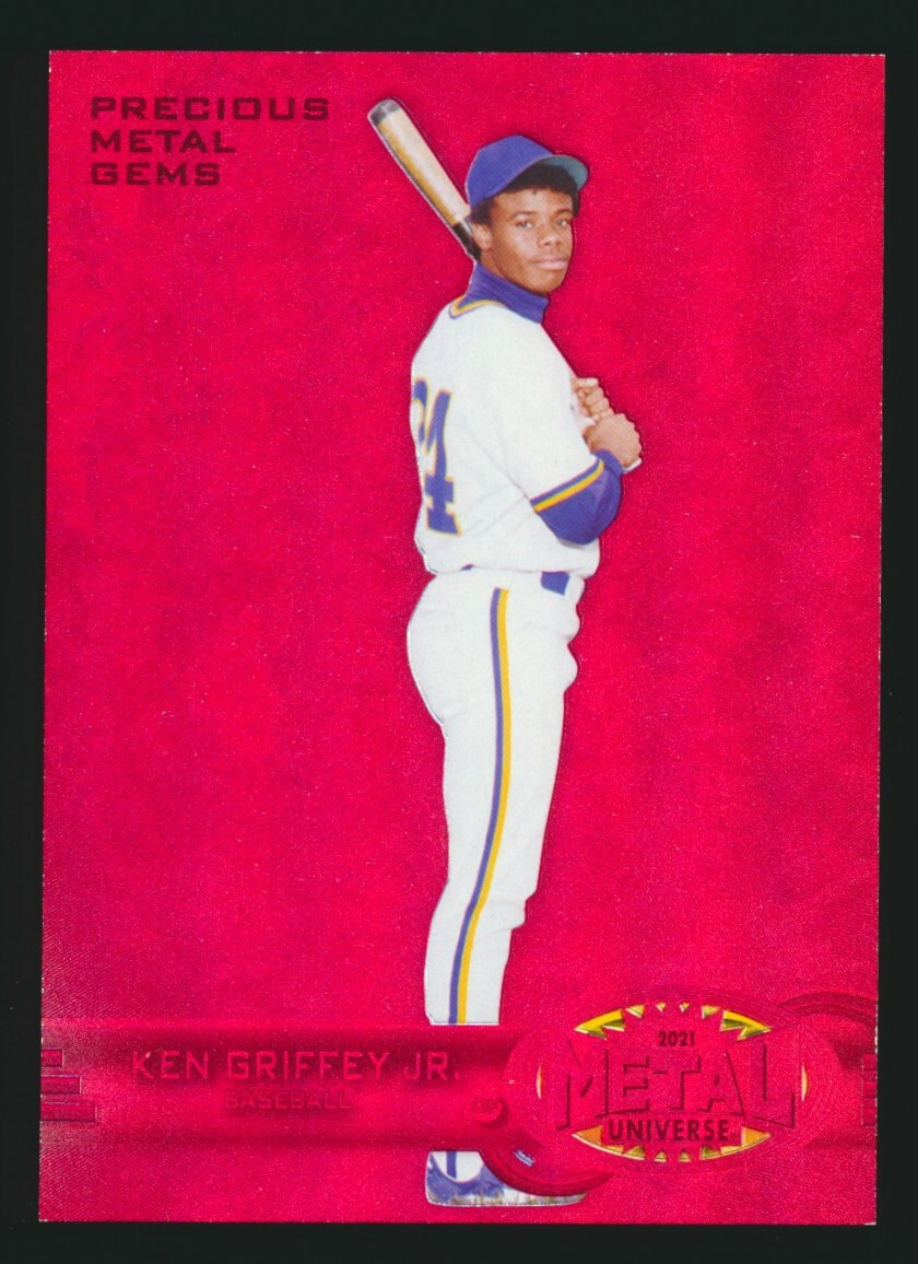 2021 Metal Champions Retro Precious Metal Gems PMG Red Ken Griffey Jr ...