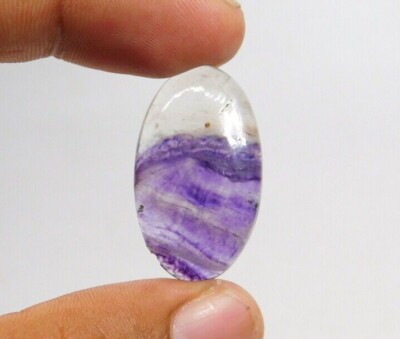 Top Grade! Natural Fluorite Cabochon Loose Gemstone For Jewelry 29 Cts ...