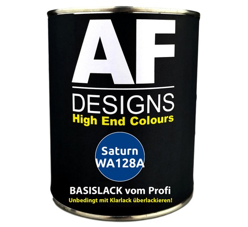 250ML Basislack Saturn WA128A Dark Cloisonne Blue Metallic Spritzfertig ...