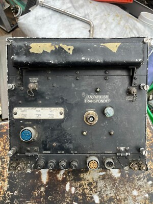 Vintage AN/APX-6B TRANSPONDER RT-82/APX-6 RADIO AIRCRAFT MILITARY | eBay