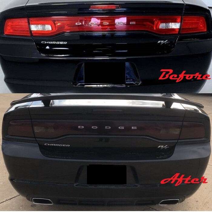 Blackout Tail Light Kit 7 Pcs for 2011 2012 2013 2014 Dodge Charger ...