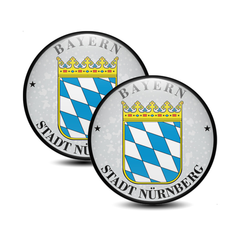 2x 3D Gel Stickers German License Plate Registration Seals Badge All ...