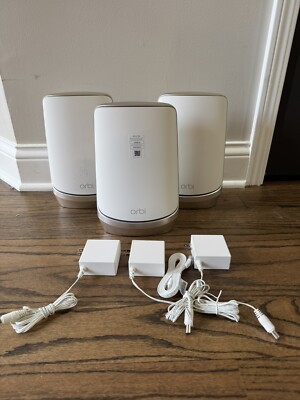 NETGEAR Orbi RBKE963 Quad-Band AXE11000 Wi-Fi 6E Mesh System - White ...