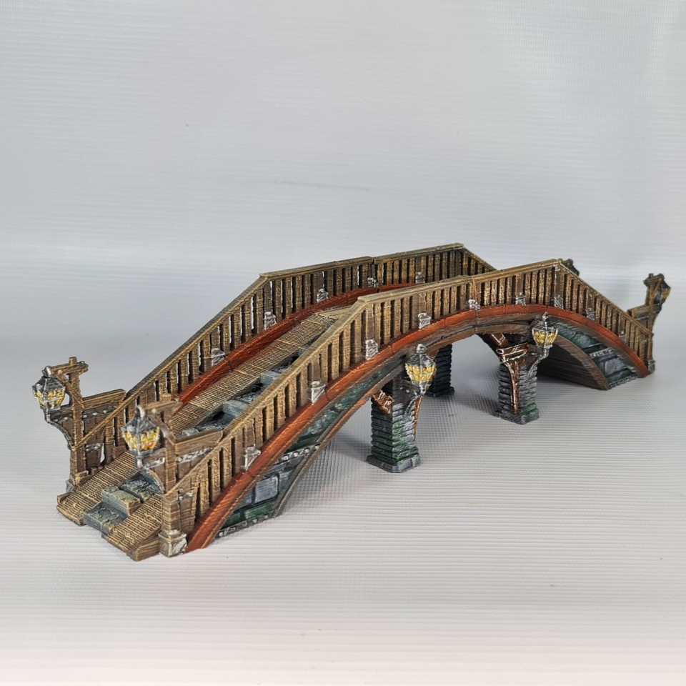 Medieval Town- The Modular Bridges and Overpass. 28mm Wargame/RPG/DnD ...